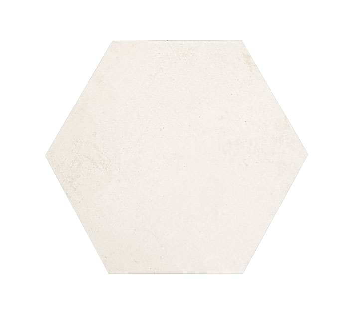 Leaflet Ivory Hexagon Tiles Matt Wall/Floor 21.5x25cm - Top Ceramics