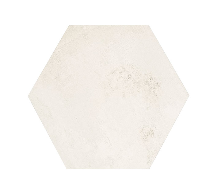 Leaflet Ivory Hexagon Tiles Matt Wall/Floor 21.5x25cm - Top Ceramics
